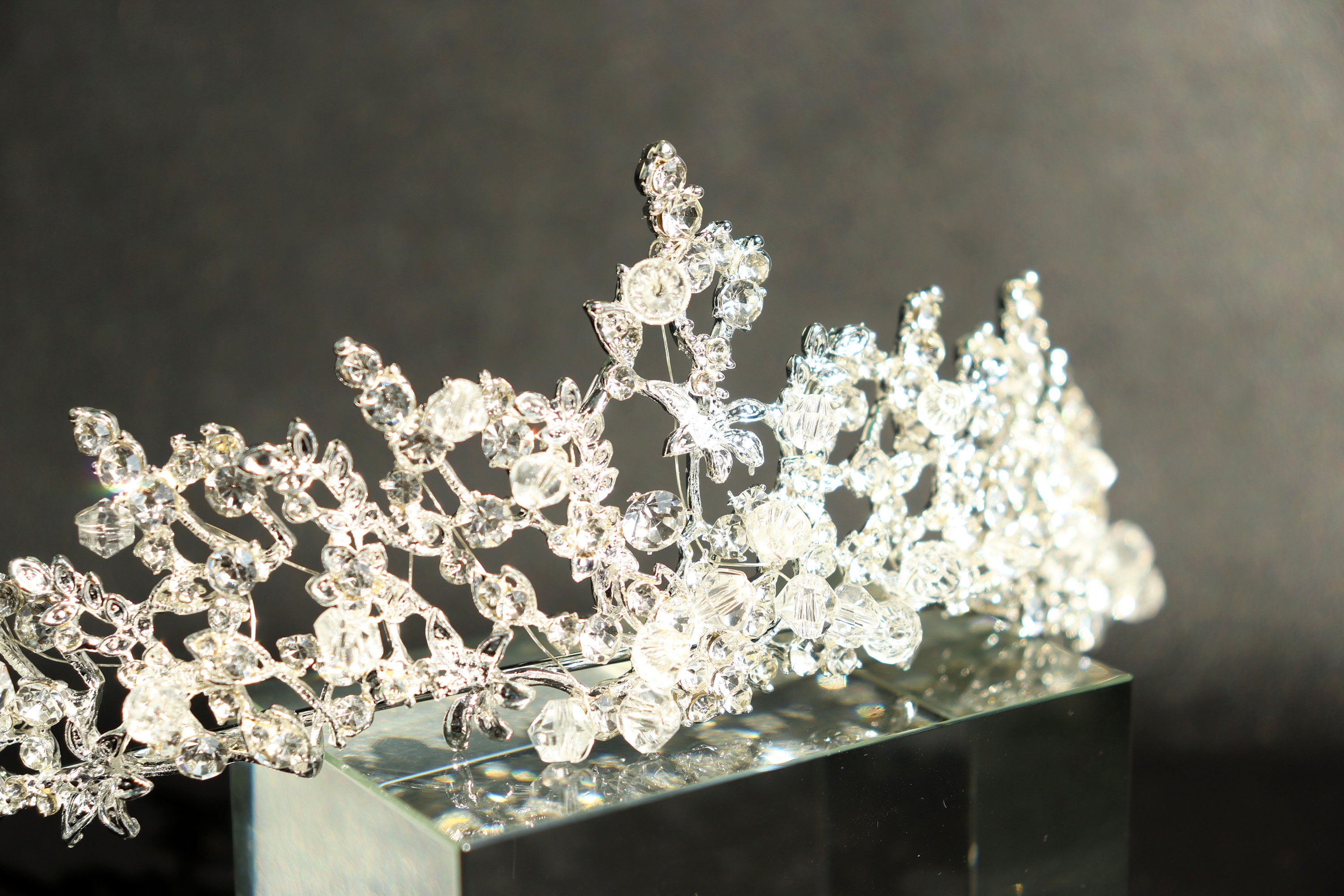 Princess Tiara, Wedding Bridal Crown, Rhinestone Crystal Crown, Wedding ...