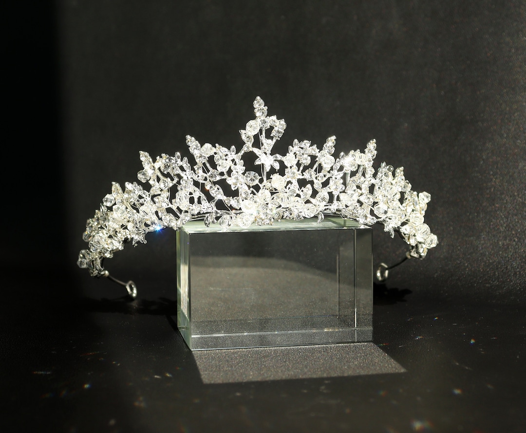 Princess Tiara, Wedding Bridal Crown, Rhinestone Crystal Crown, Wedding ...