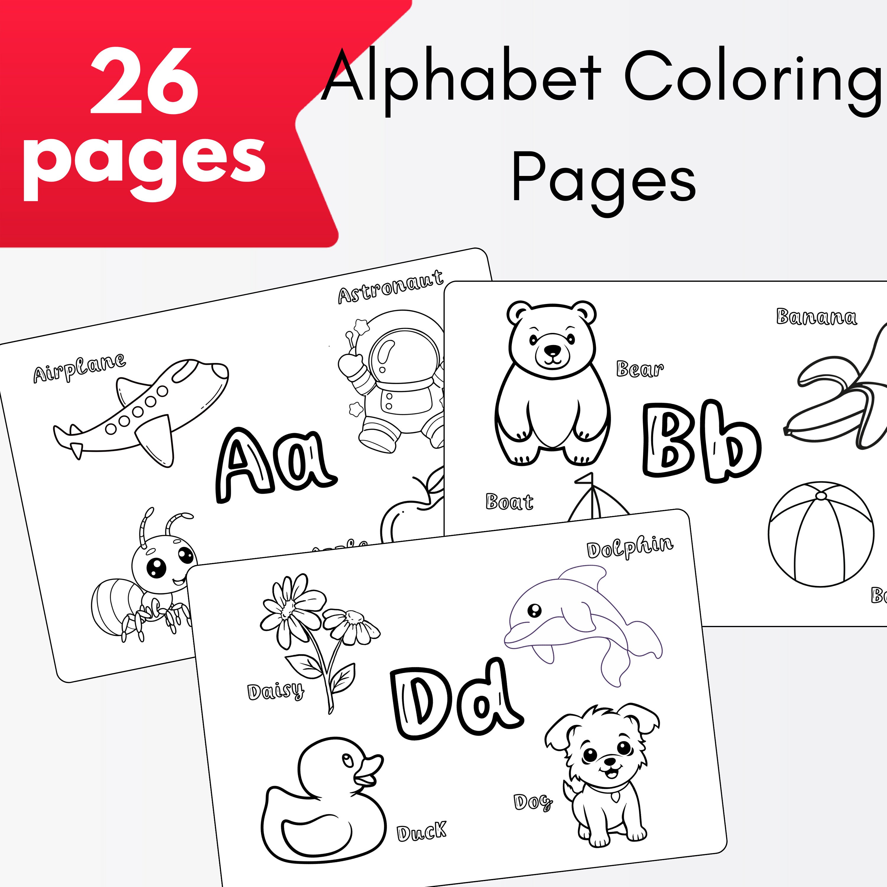 Alphabet Coloring Pages, Preschool Coloring Pages, Preschool Activity ...