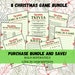 Christmas A-Z Word Race Game Printable Christmas Games - Etsy