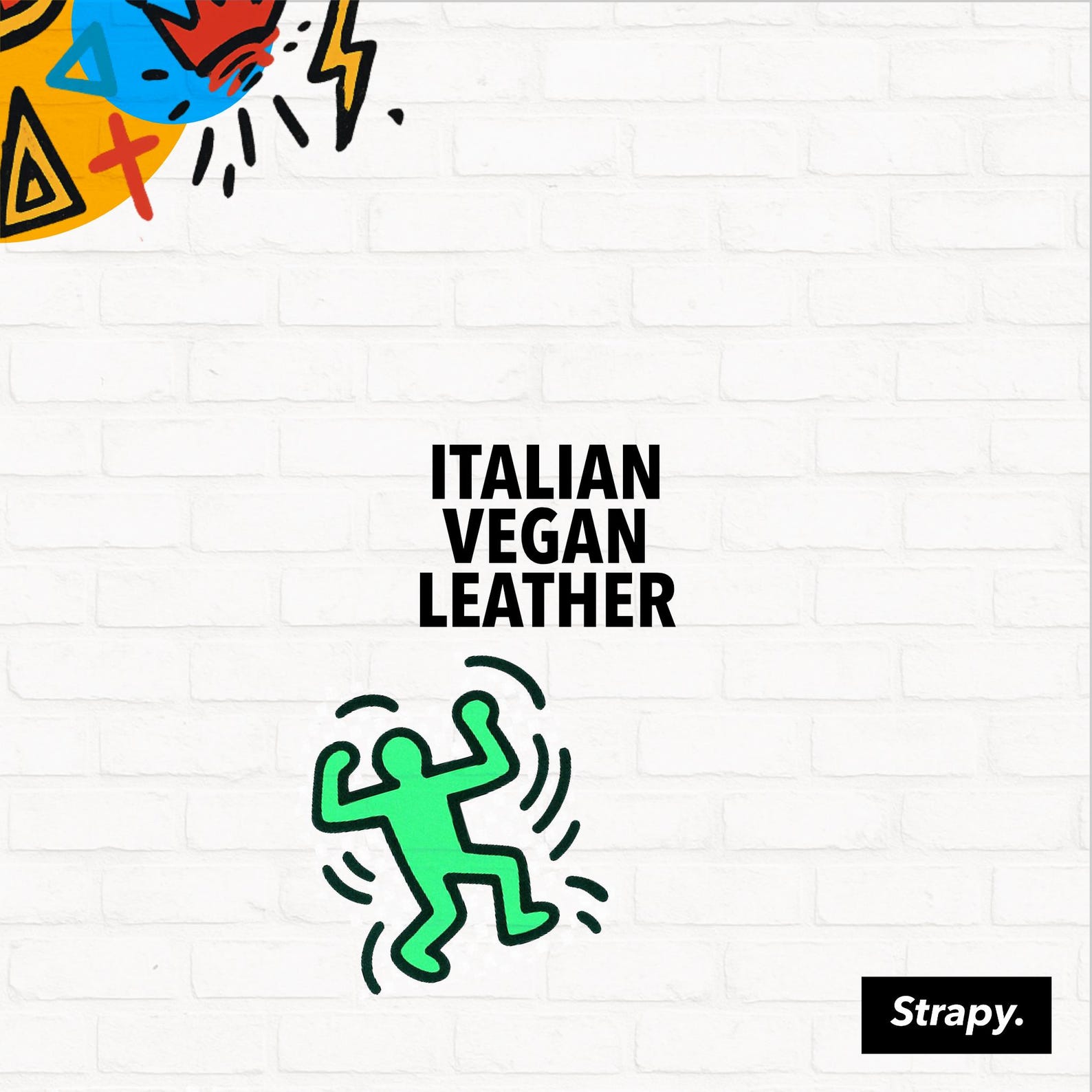 Keith Haring Apple Watch Band. Leather Art Strap. Fits All Apple Watch ...