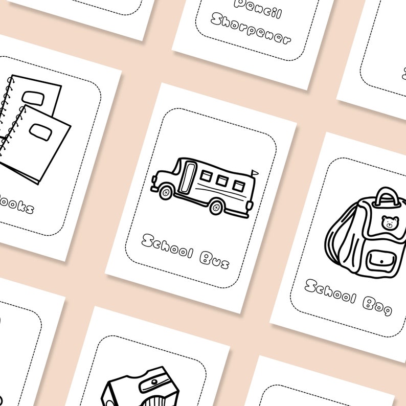 30 Doodle Classroom Object Coloring Pages Printable Coloring Pages for ...