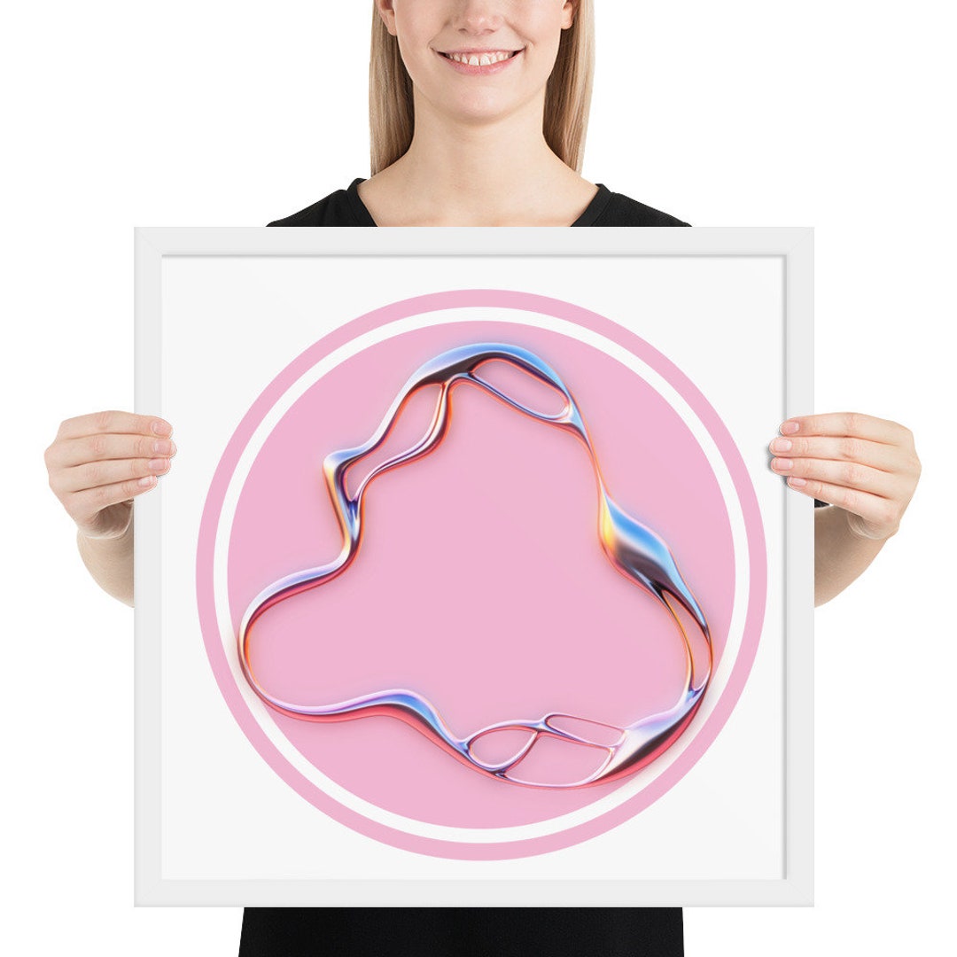 Digital Illustration Wall Art, Graphic Design Framed Poster, Interior ...