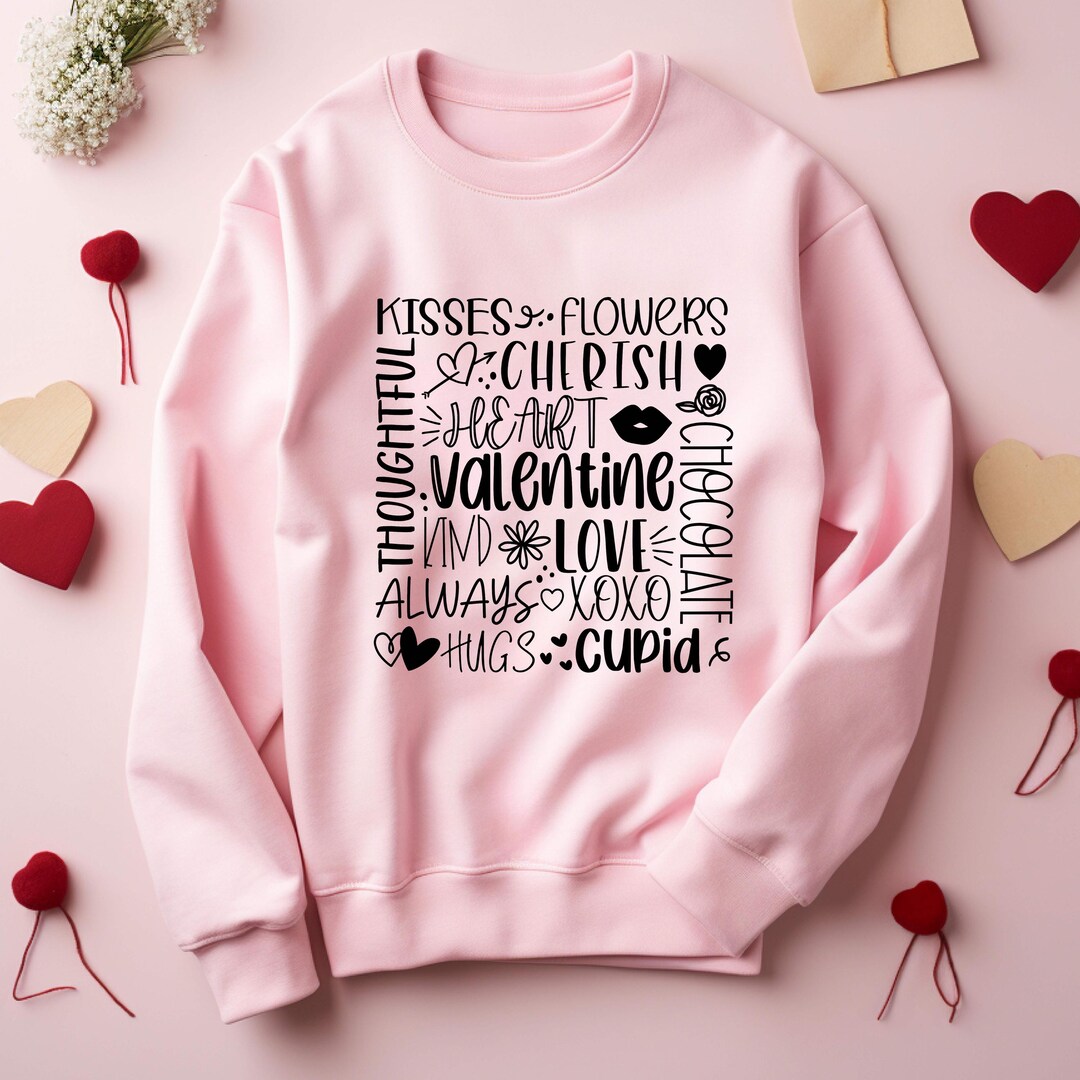 Valentine Design - Love Subway - Valentine Shirt - Kises & Flowers ...