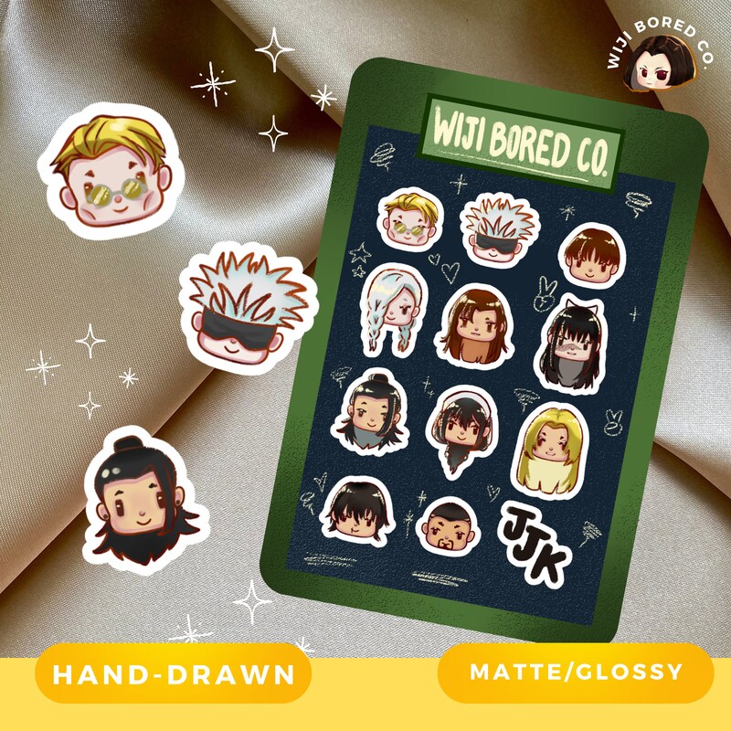 Jjk Stickers - Etsy