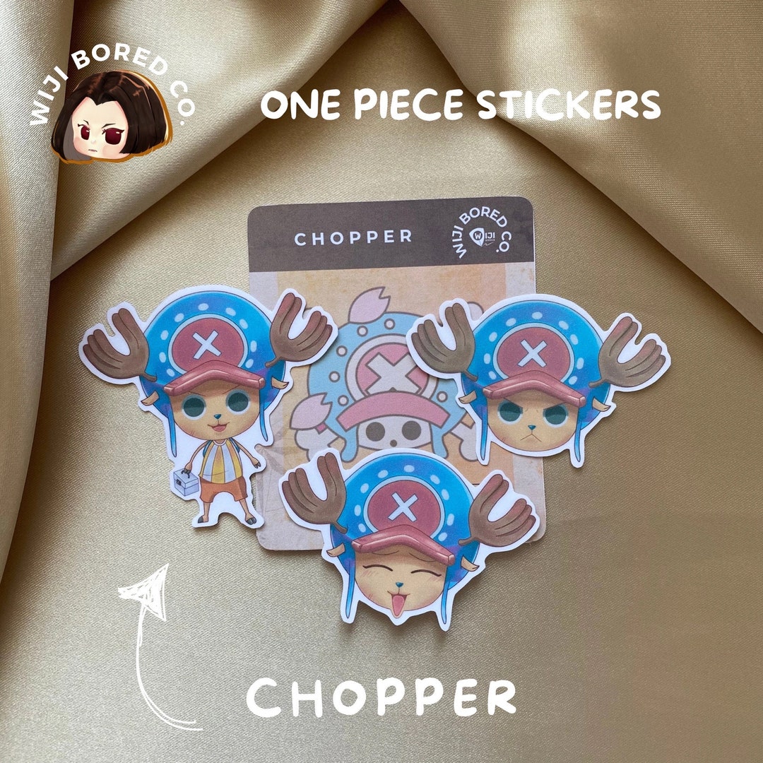 One Piece Chopper Sticker Pack, Anime OP Vinyl Stickers, Manga TV Show ...