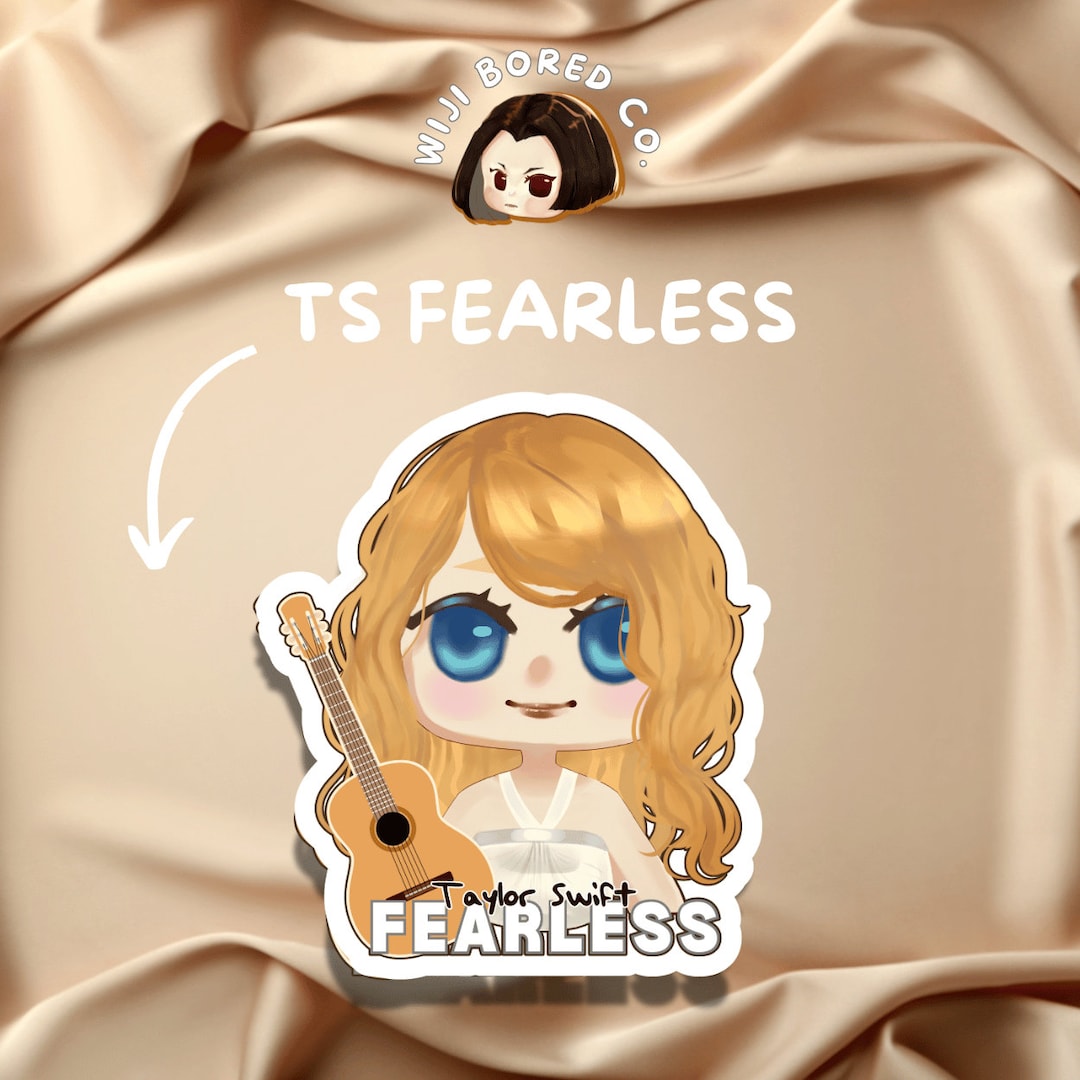 TS Fearless Sticker, Taylor Stickers, TS Version Song Lyrics TS Sticker ...