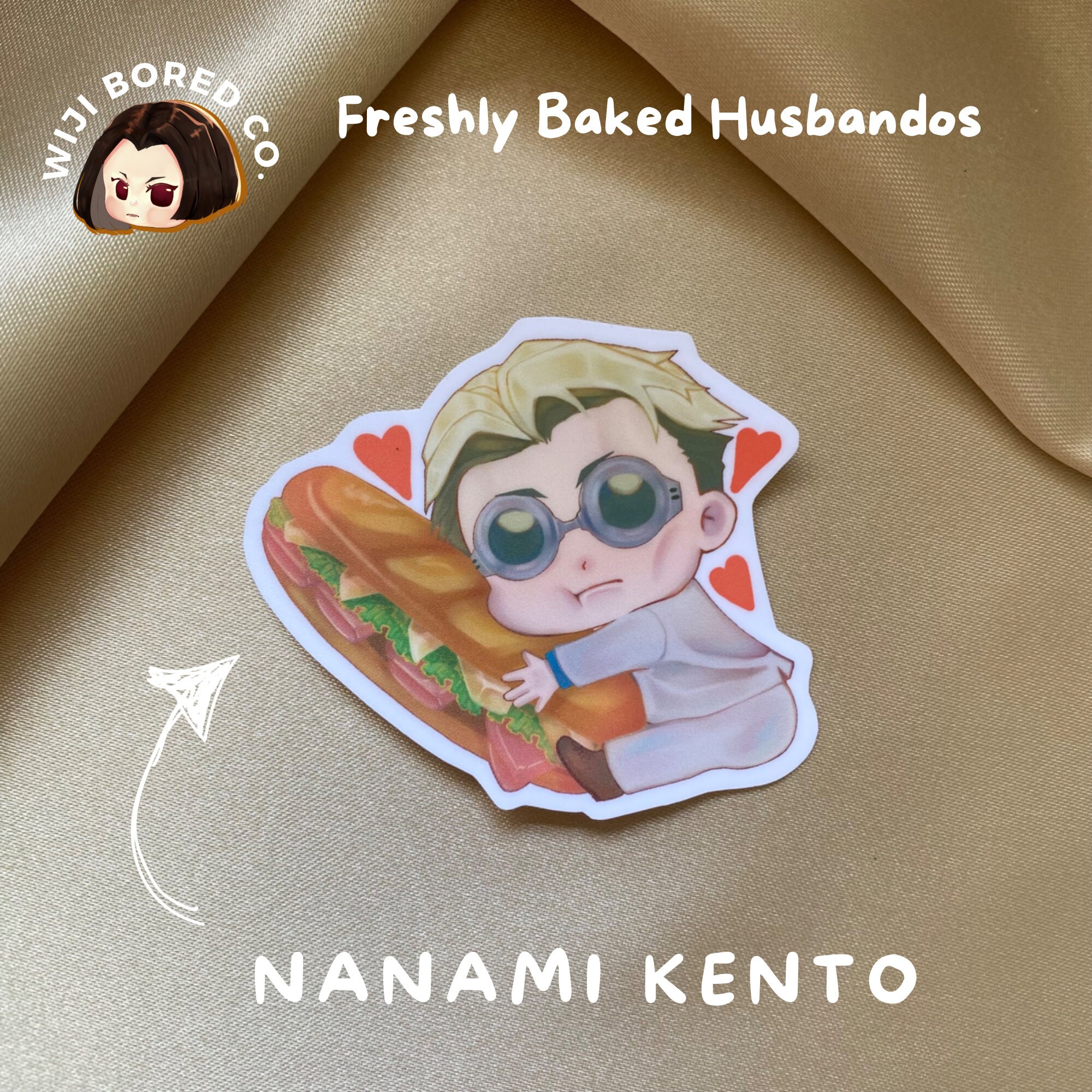 Sorcerer Kawaii Sticker Set, Jjk Bread Lover Collectible Stickers, Hot ...