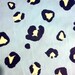 Blue Leopard Print Cotton Fabric, 60" Wide, by the Metre - Etsy