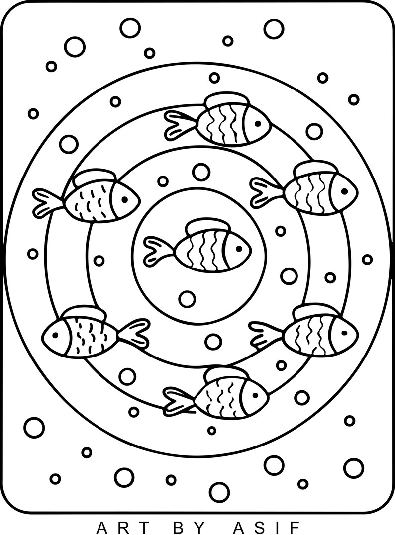 Ocean Coloring Bundle – 14 Sea Fun Pages (PDF Download) - Etsy