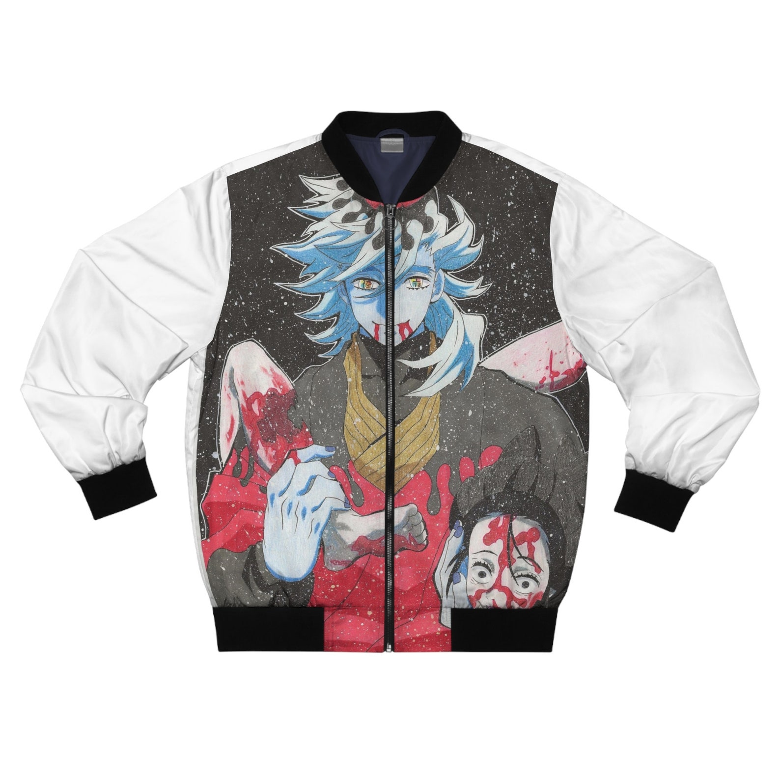 Hand Drawn Upper Rank 2 Doma Men's Bomber Jacket (AOP) - Etsy