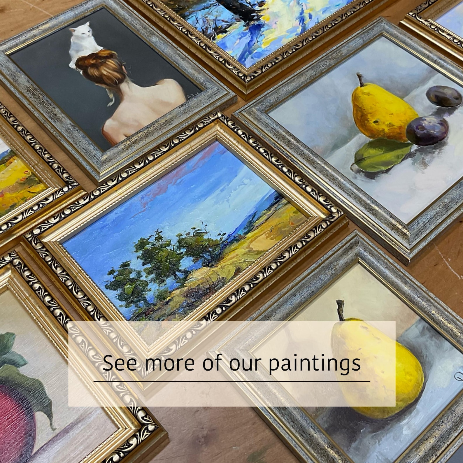 Pear Small Kitchen Art Original Oil Painting Framed Still Life Dining ...