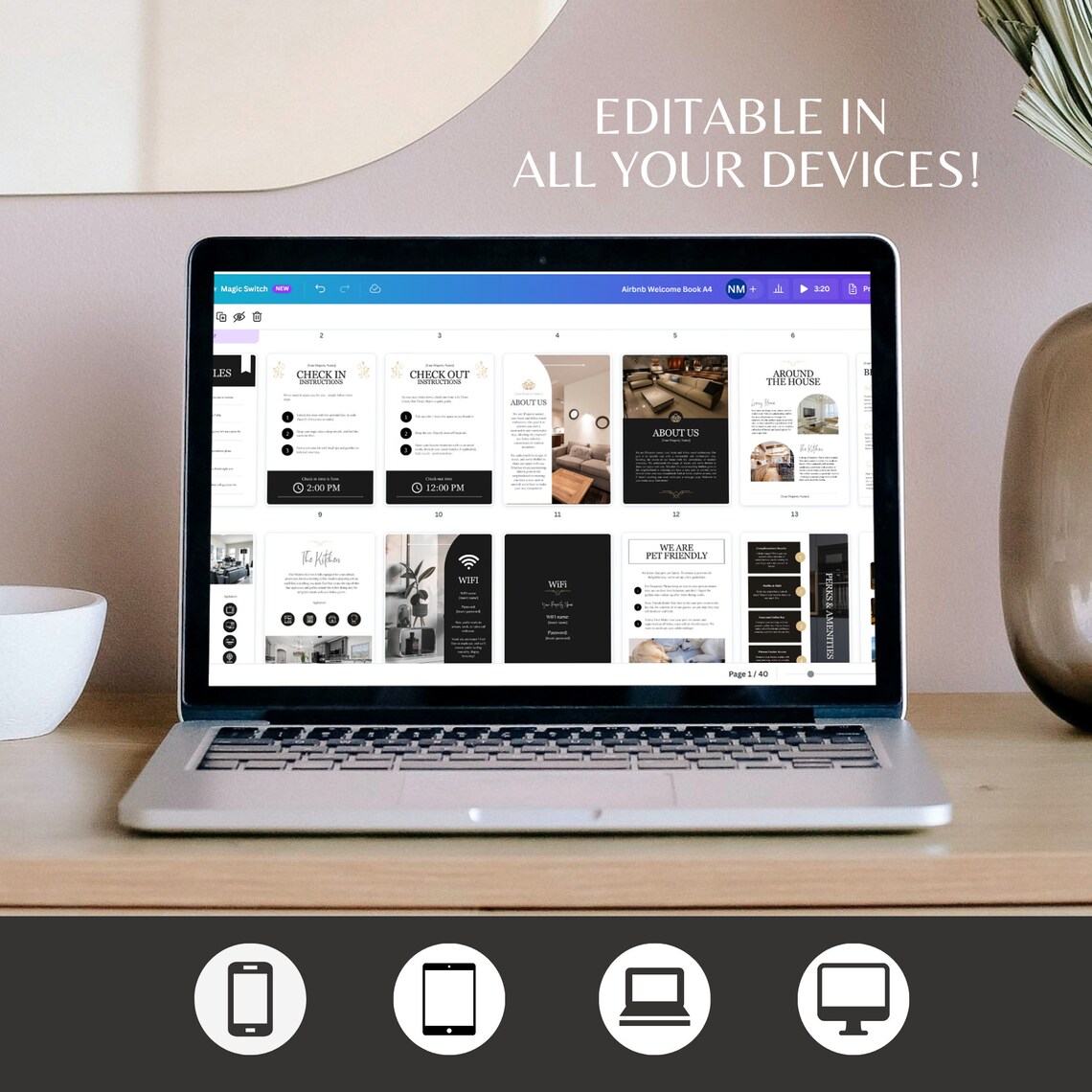 Airbnb Welcome Book Airbnb Templates Welcome Book Template Luxury ...