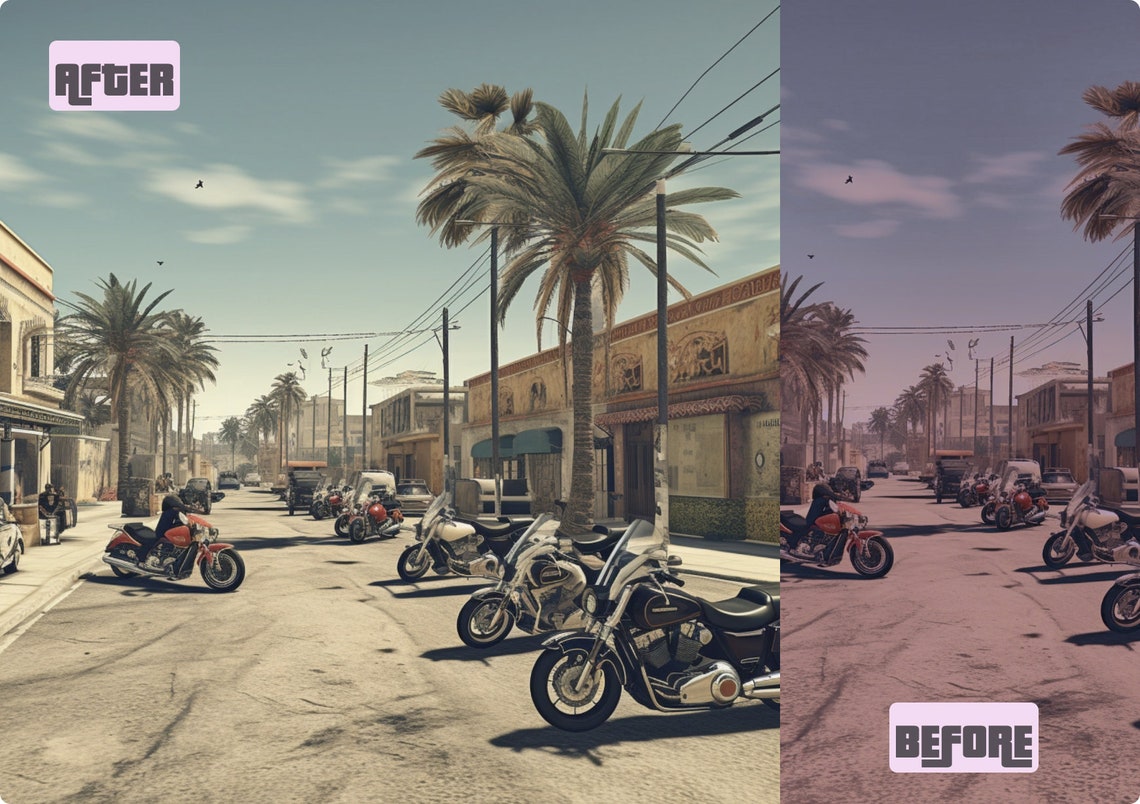 GTA 6 Captureone Professional Color Presets for Instagram Color Game ...