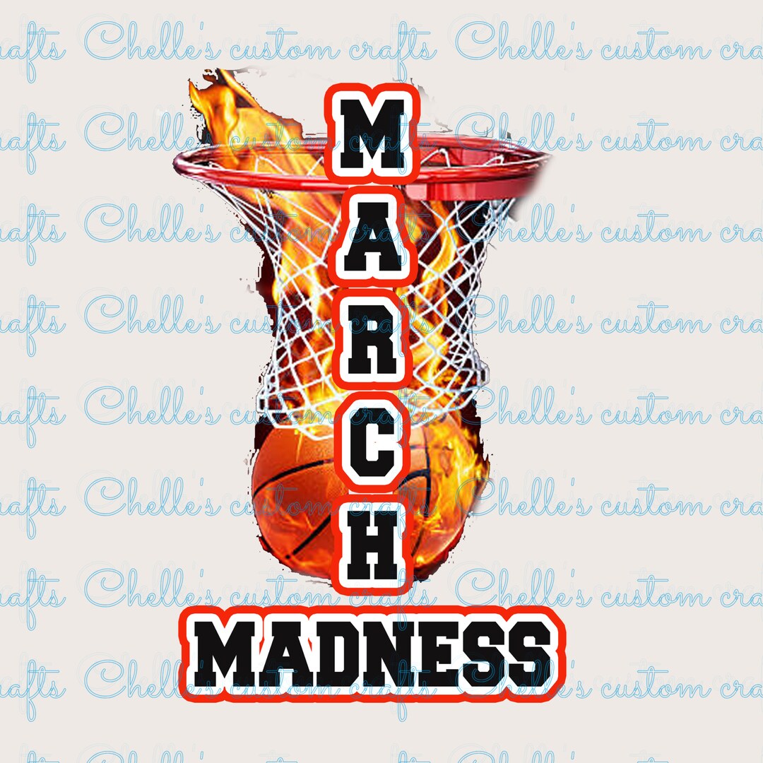 March Madness Themed Transparent PNG - Etsy
