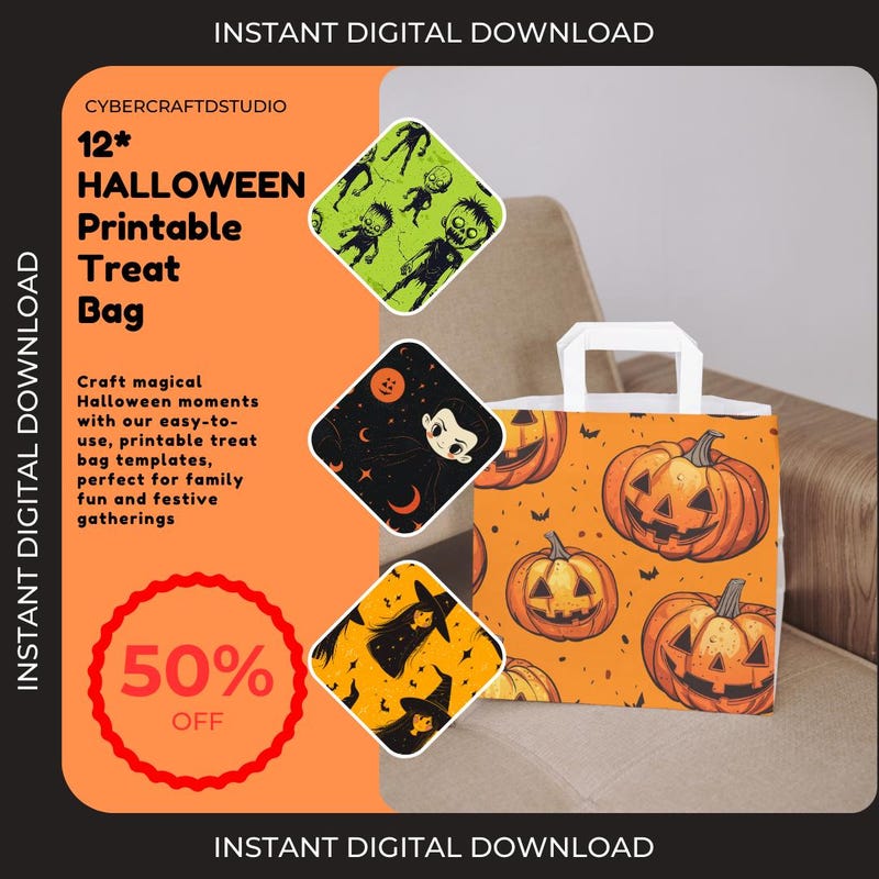 Halloween Treat Bag - Etsy