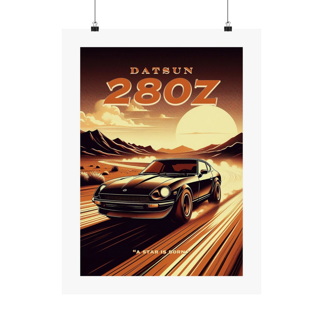 Datsun 280z Nissan Wall Art Husband Gift His Birthday Fathers Day Auto ...