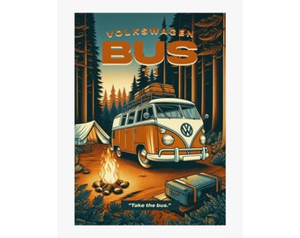 Poster "volkswagen Bus" - Etsy