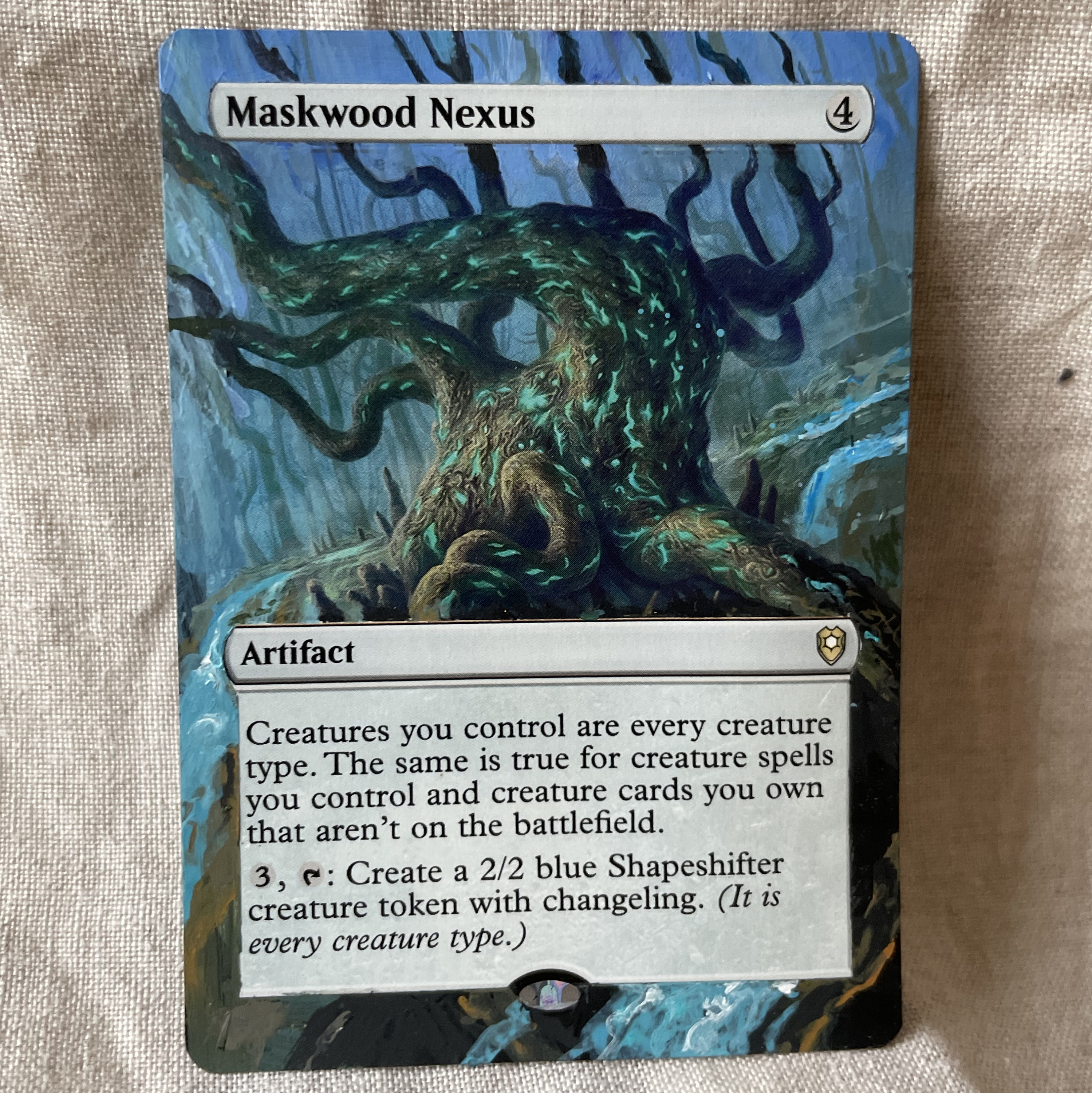 Mtg Altered Art Card Maskwood Nexus - Etsy