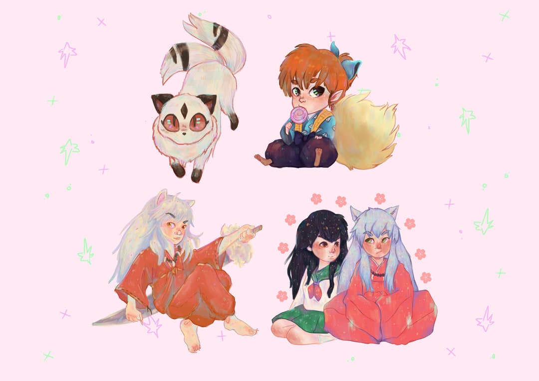 Inuyasha Stickers - Etsy