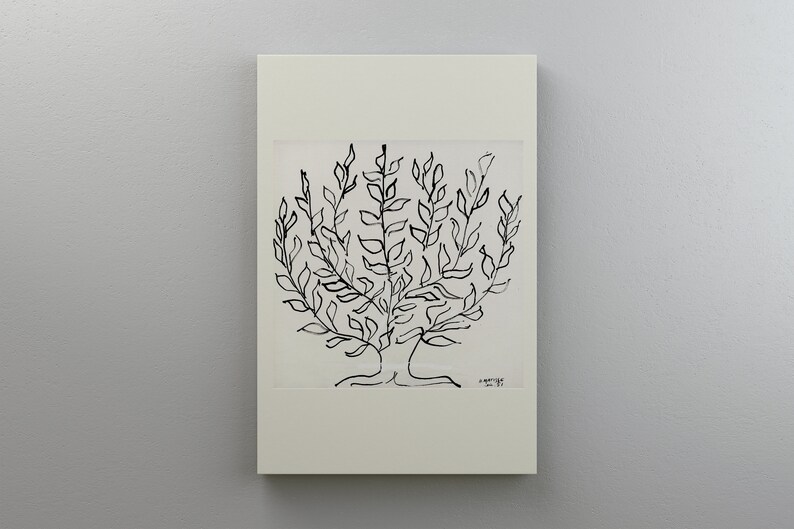 Henri Matisse the Plain Tree Canvas Poster Art Reproduction, Abstract ...