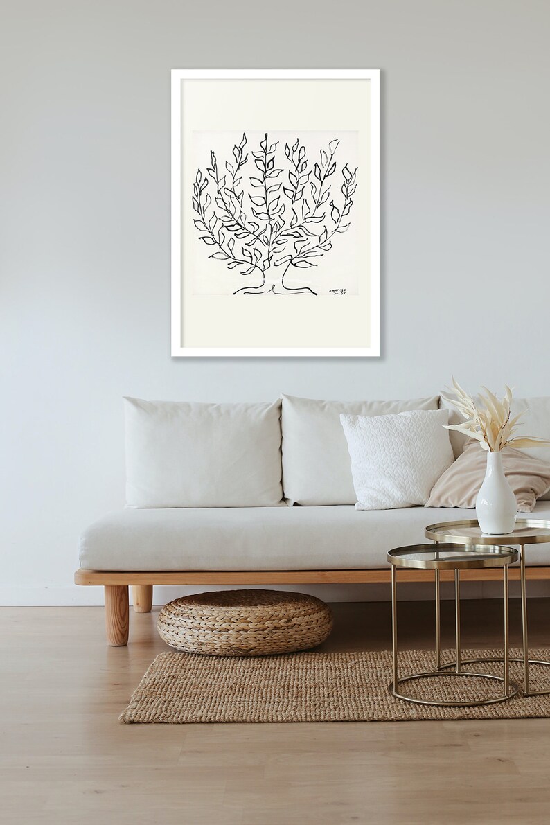 Henri Matisse the Plain Tree Canvas Poster Art Reproduction, Abstract ...