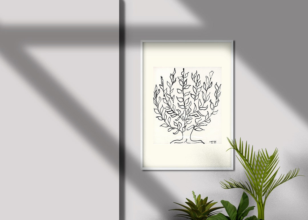 Henri Matisse the Plain Tree Canvas Poster Art Reproduction, Abstract ...