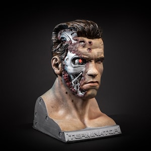 Terminator [large 3D Printed Sculpture, Professionally Hand-painted and ...