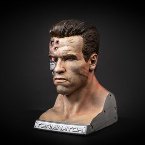 Terminator [large 3D Printed Sculpture, Professionally Hand-painted and ...