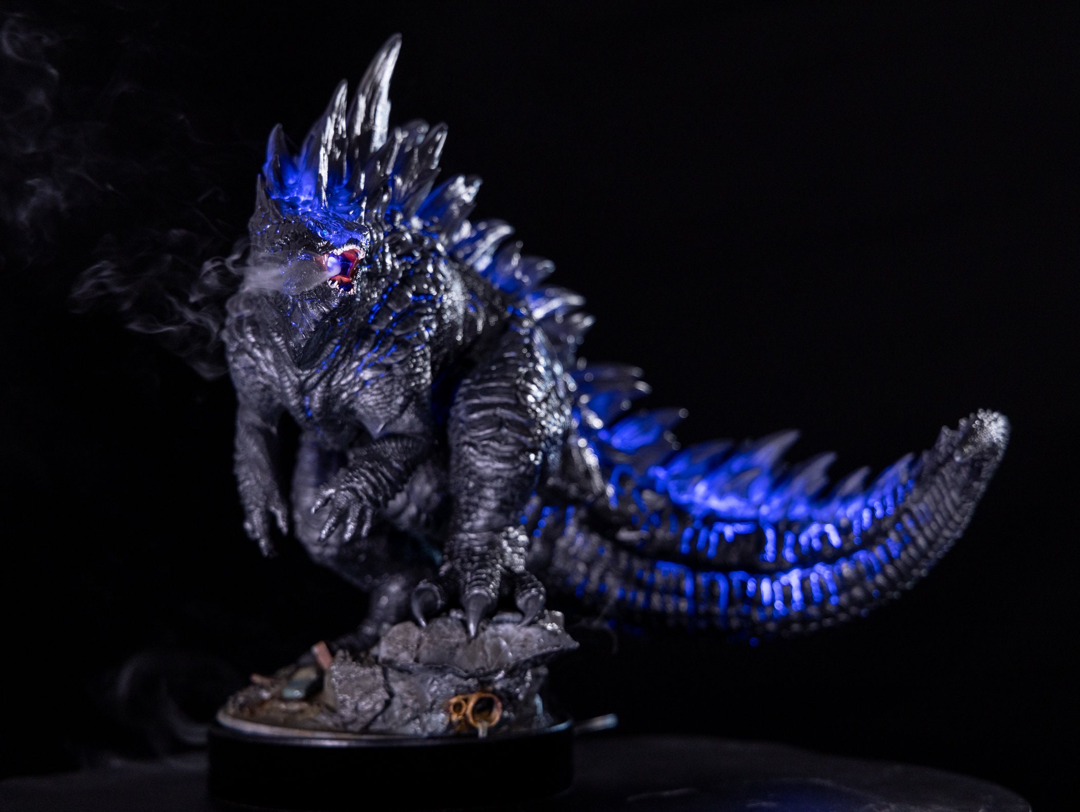 Godzilla XL [large 3D Printed Sculpture, Professionally Hand-painted ...
