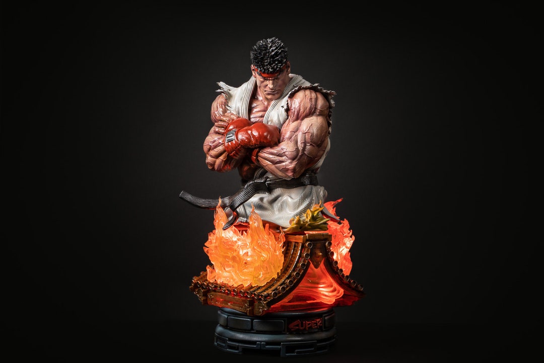 Ryu [large 3D Printed Sculpture, Professionally Hand-painted and ...