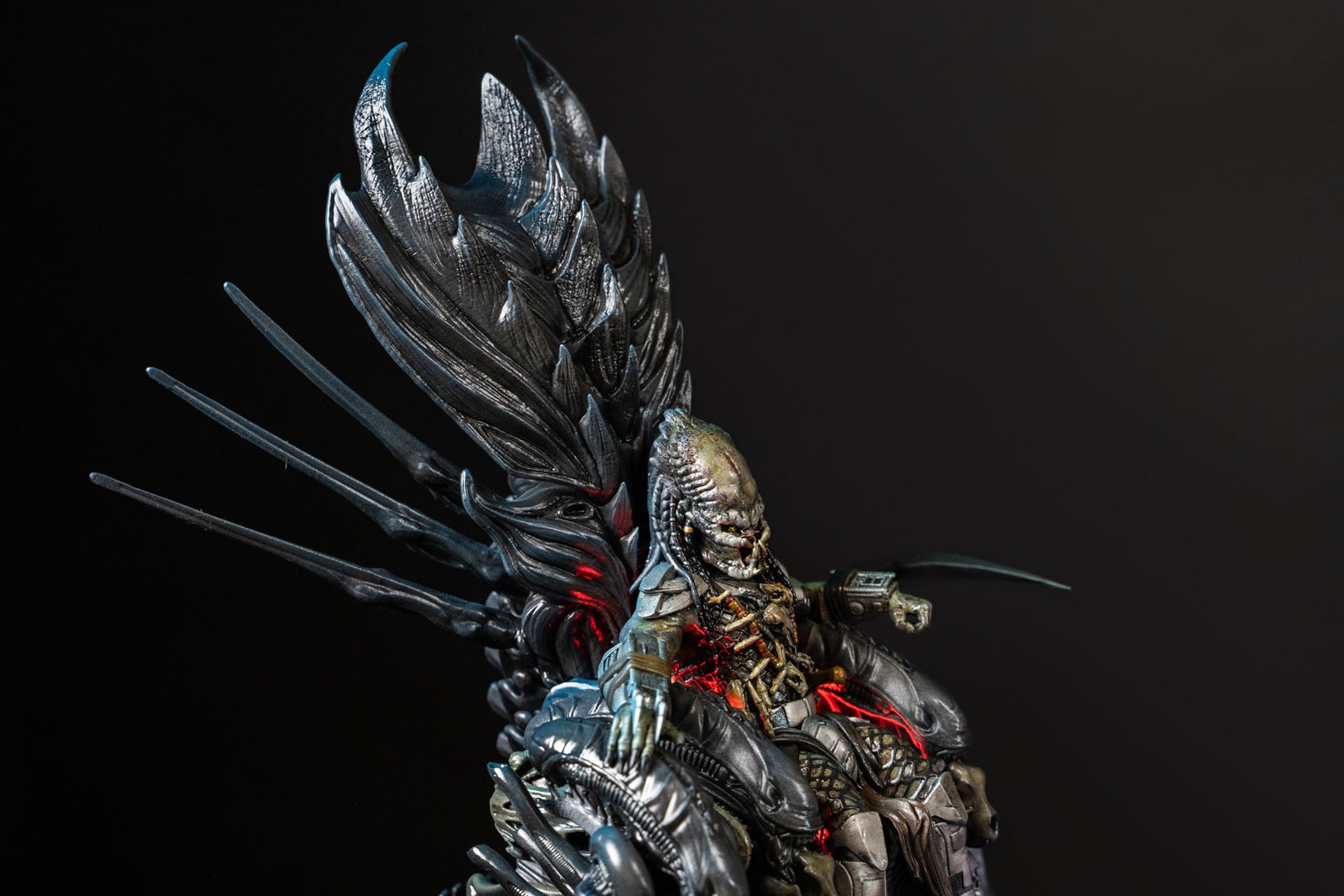 Predator Diorama [large 3D Printed Sculpture, Professionally Hand ...