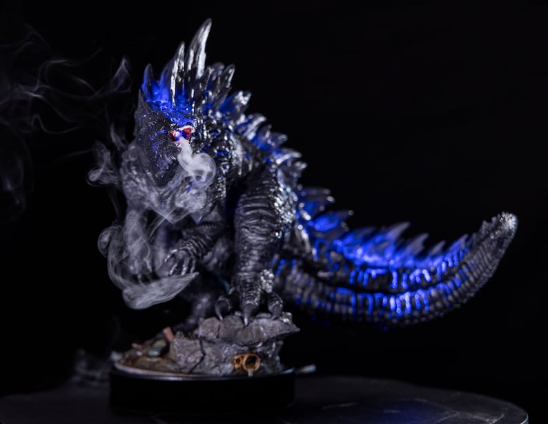 Godzilla XL [large 3D Printed Sculpture, Professionally Hand-painted ...