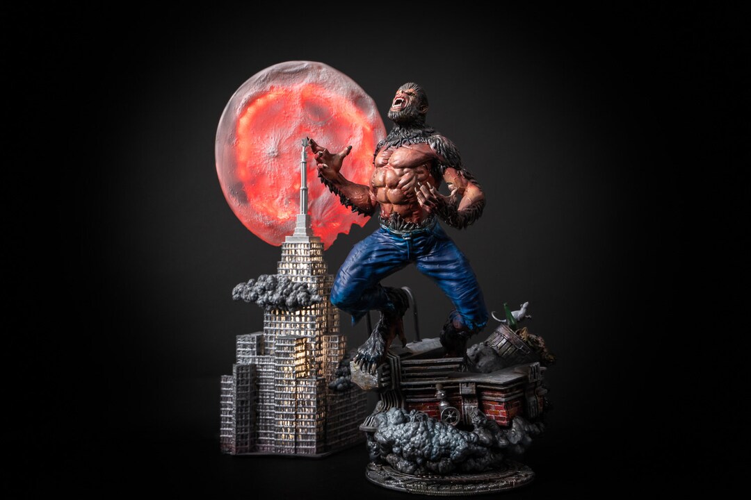 Werewolf [large 3D Printed Sculpture, Professionally Hand-painted and ...