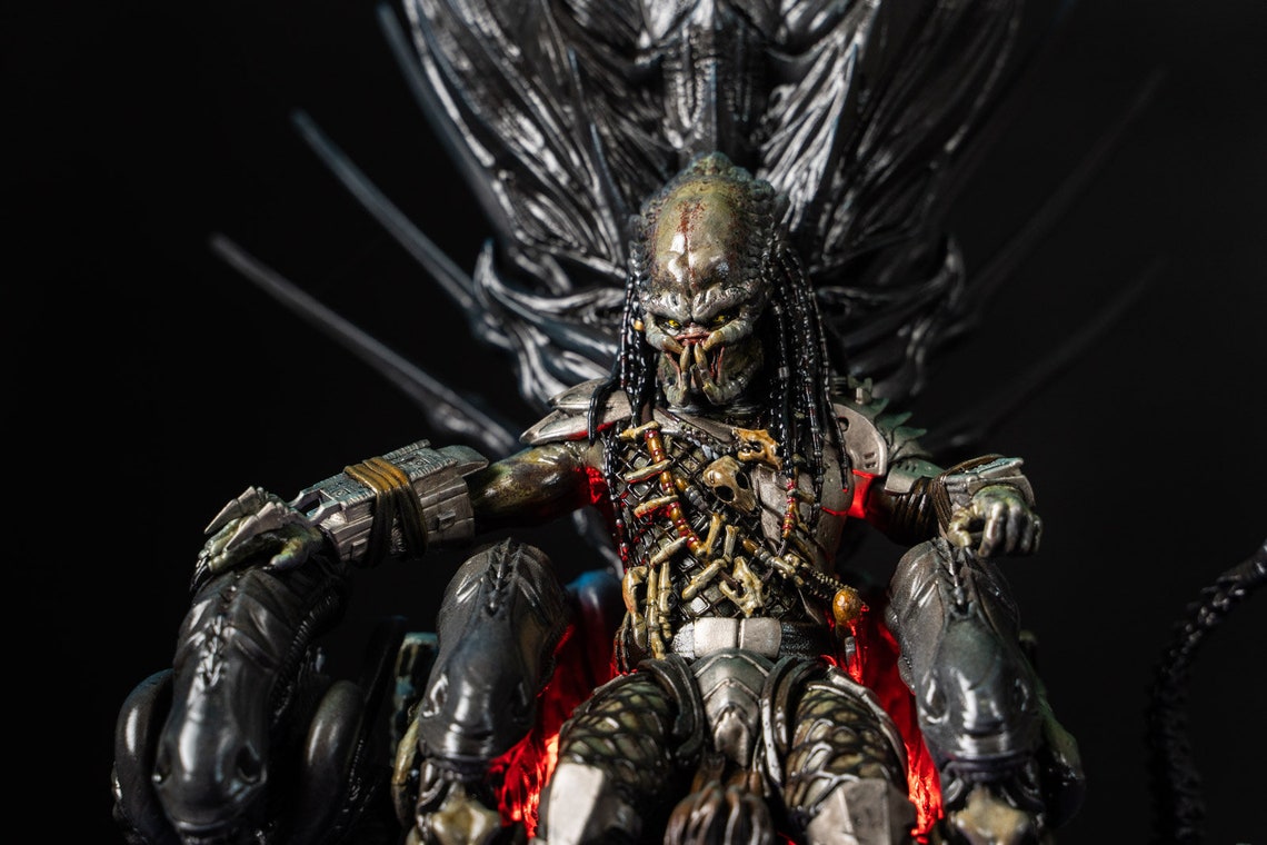 Predator Diorama [large 3D Printed Sculpture, Professionally Hand ...