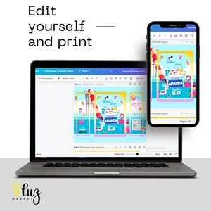 Kids Birthday Party Bundle Kit, Template Printable, Kids Birthday Chip ...