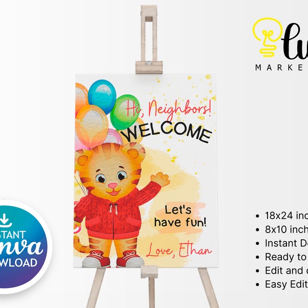 Daniel Tiger Invite - Etsy