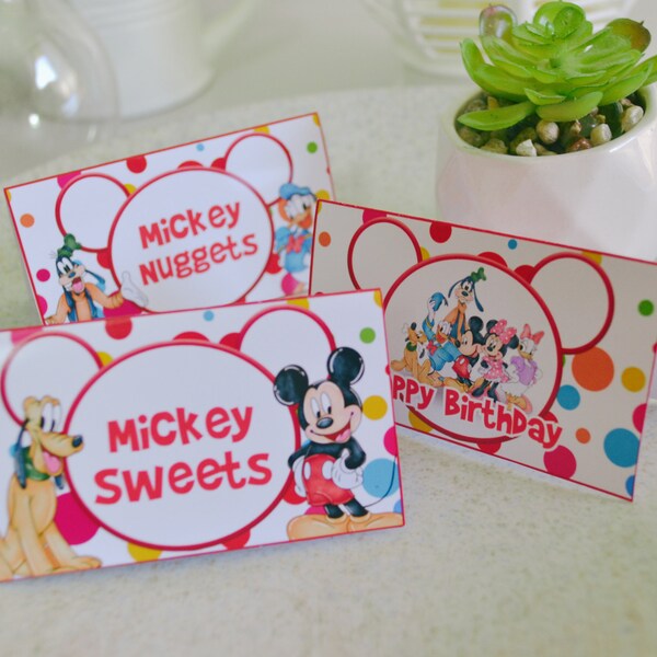 Mickey Food Tents - Etsy