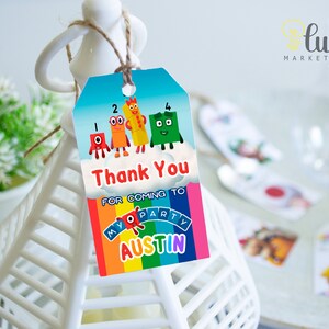 Numberblocks Thank You Tags, Numberblocks Invitation, Numberblocks ...