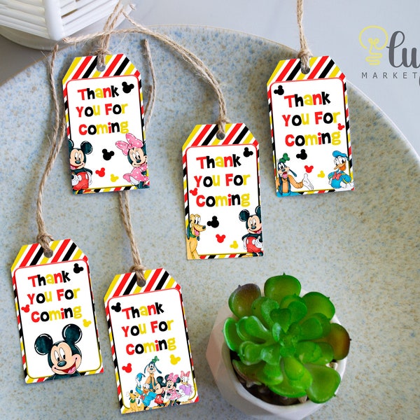 Mickey Name Tag - Etsy