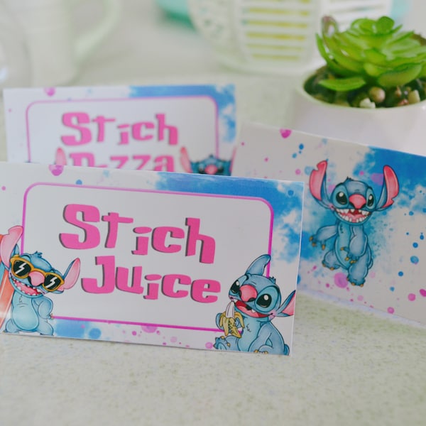 Lilo and Stitch Name Labels - Etsy