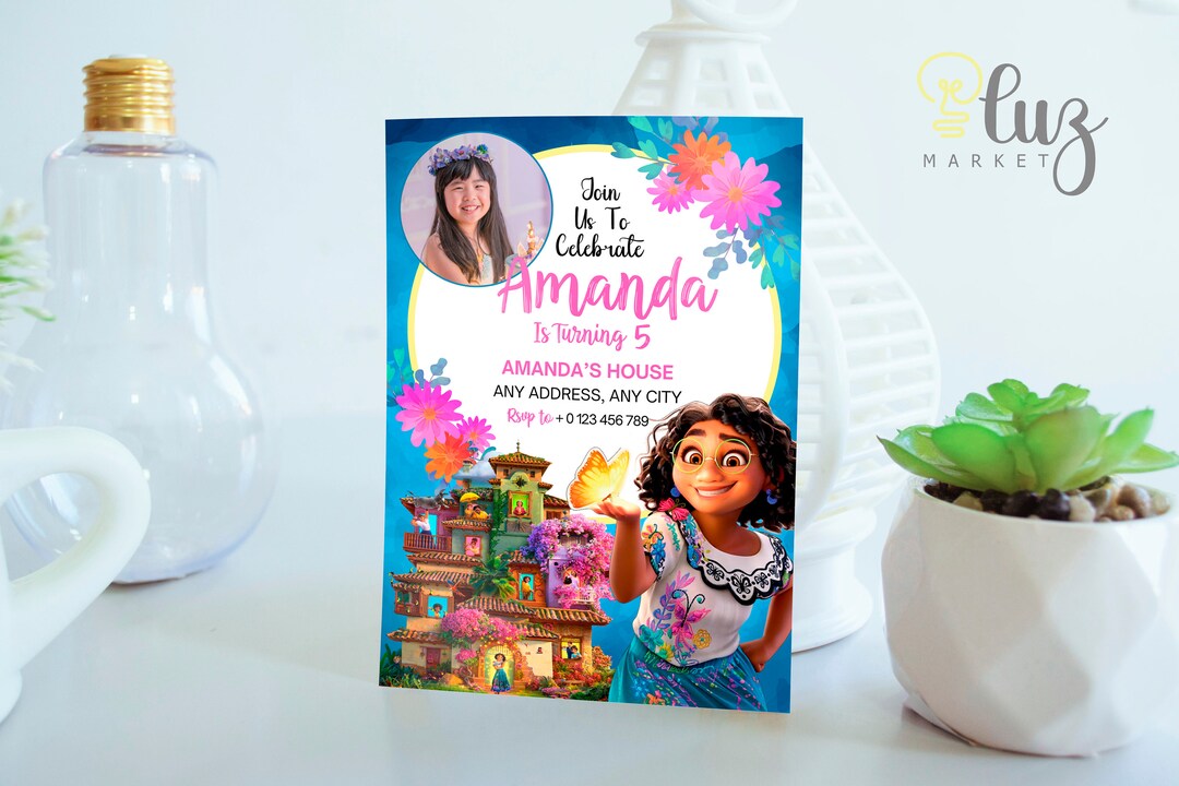 Editable Encanto Birthday Invitation Template, Encanto Invite, Encanto ...