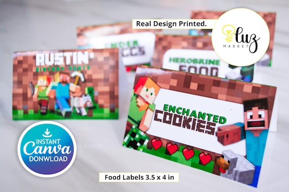 Minecraft Food Labels