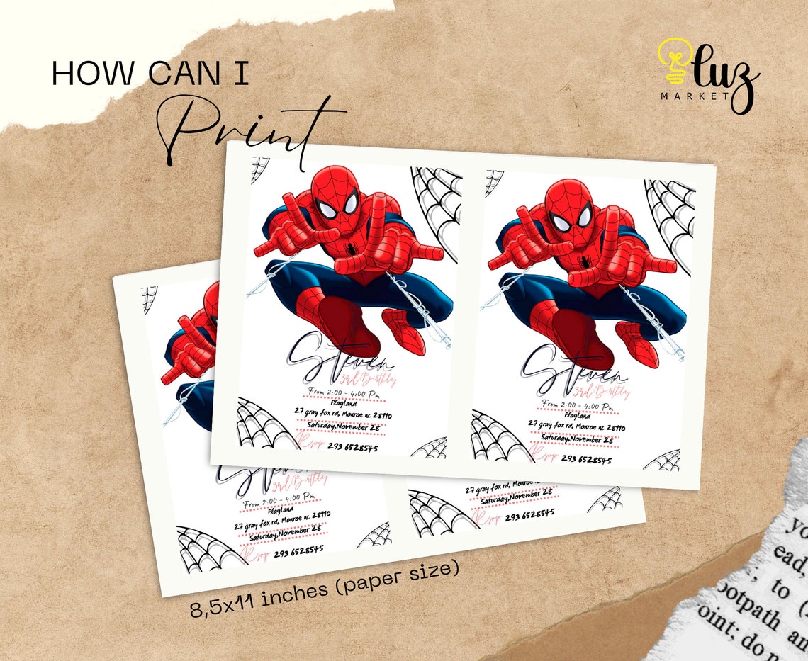 Spidey Invitation Spidey and His Amazing Friends Birthday Party Invite ...