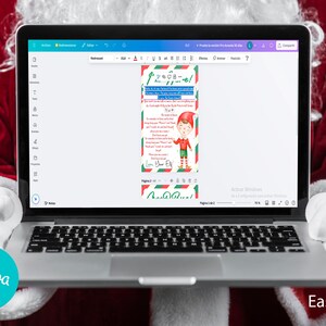 Editable Elf Arrival Letter Return Letter Christmas Elf I'm Back Elf ...