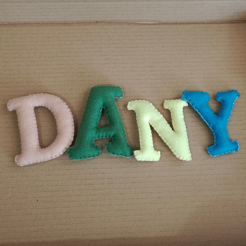 Felt A-Z Alphabet Uppercase Letter in Multicolor - Etsy