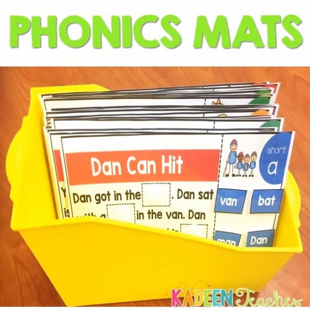 Reading Comprehension Interactive Phonics Mats®-bonus Mats - Etsy