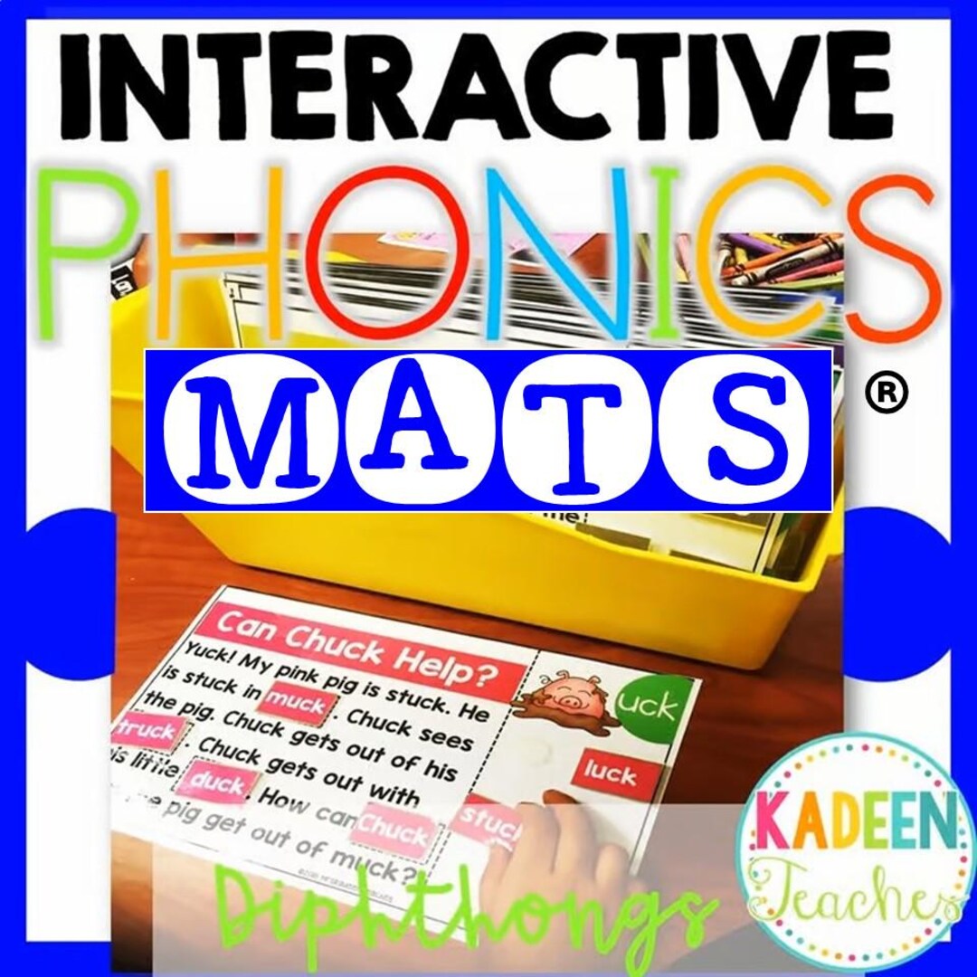 Diphthongs Reading Comprehension Worksheets | Interactive Phonics Mats ...