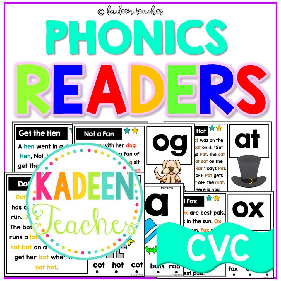 Decodable Phonics Readers: CVC and Short Vowels( Science of Reading ...