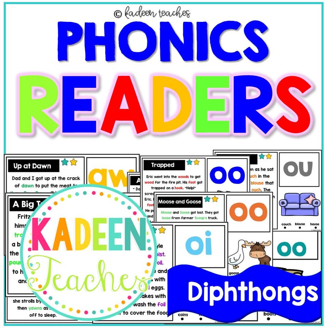 Decodable Phonics Readers- Diphthongs (science of Reading Aligned) - Etsy